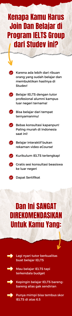STUDEV NEW LP - IELTS GROUP - Program Kelas Studev