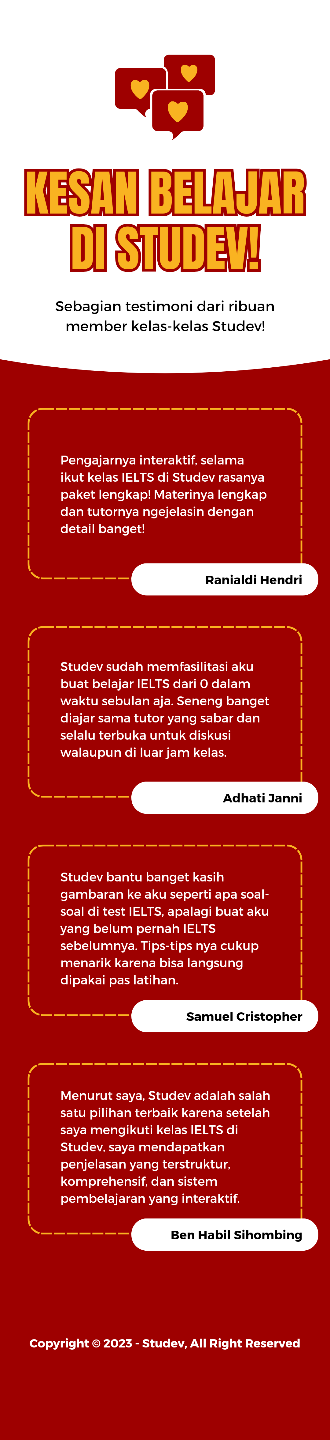 STUDEV NEW LP - IELTS GROUP - Program Kelas Studev